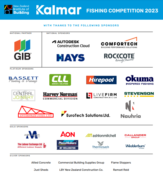 NZIOB & Kalmar Fishing Competition 2024 - Building Institute Aotearoa